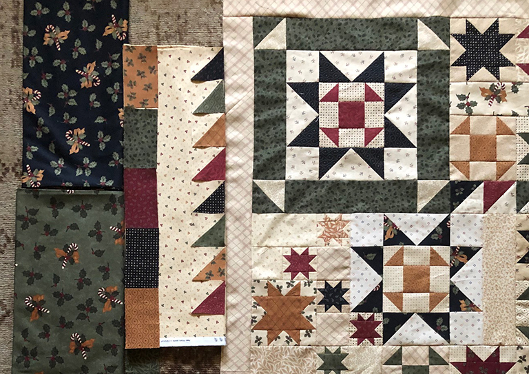 Kansas Troubles Quilters: Star Cluster Quilt-a-Long Week #8