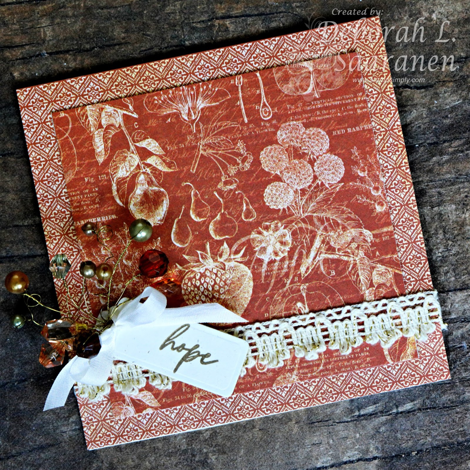 Dream in Color...: Stamp Simply Ribbon Store New Release -- HOPE