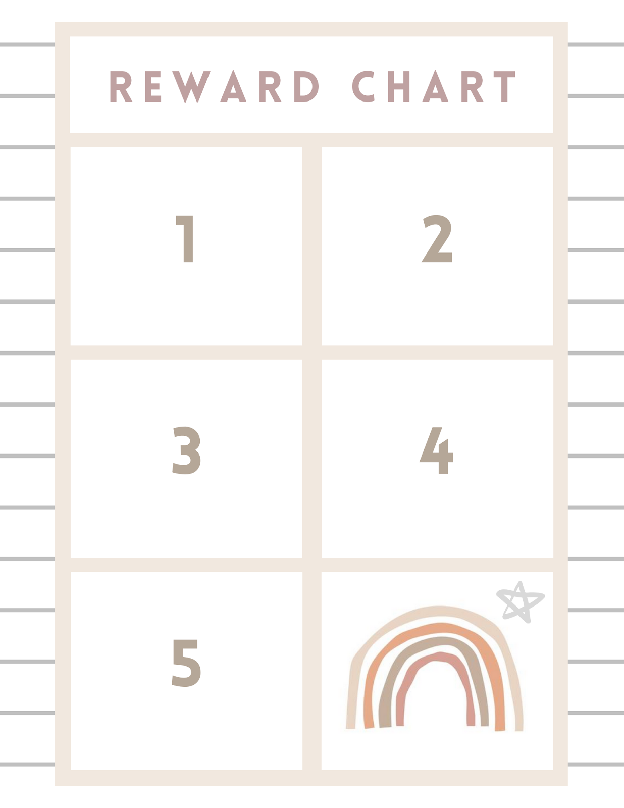 Domestic Fashionista: Simple Sticker Reward Chart