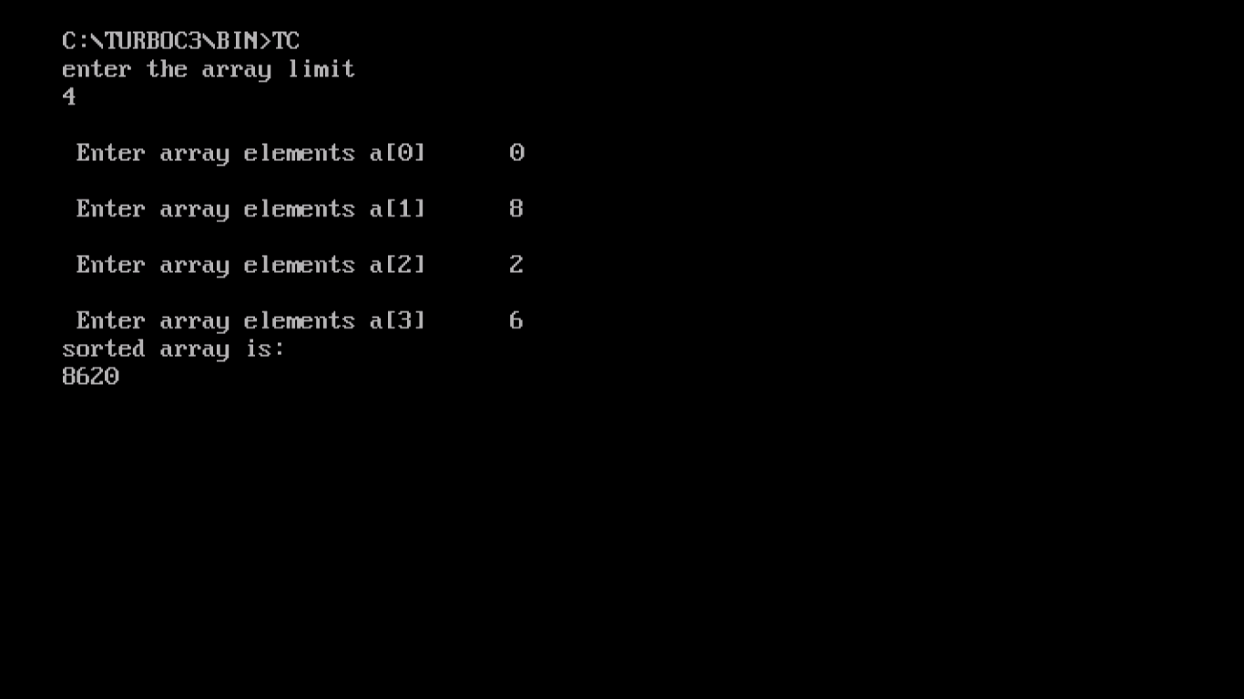 C program to bubble sort an array in ascending and descending order