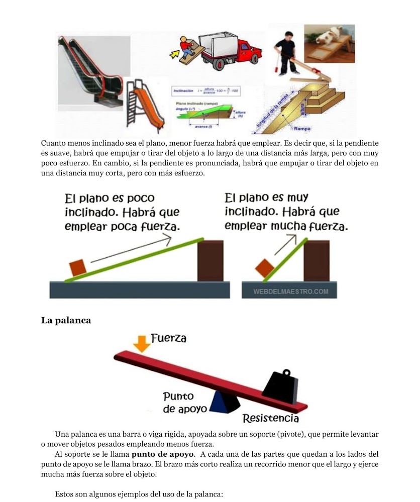 5º grado - Primaria Don Bosco: TECNOLOGÍA - MAQUINAS SIMPLES