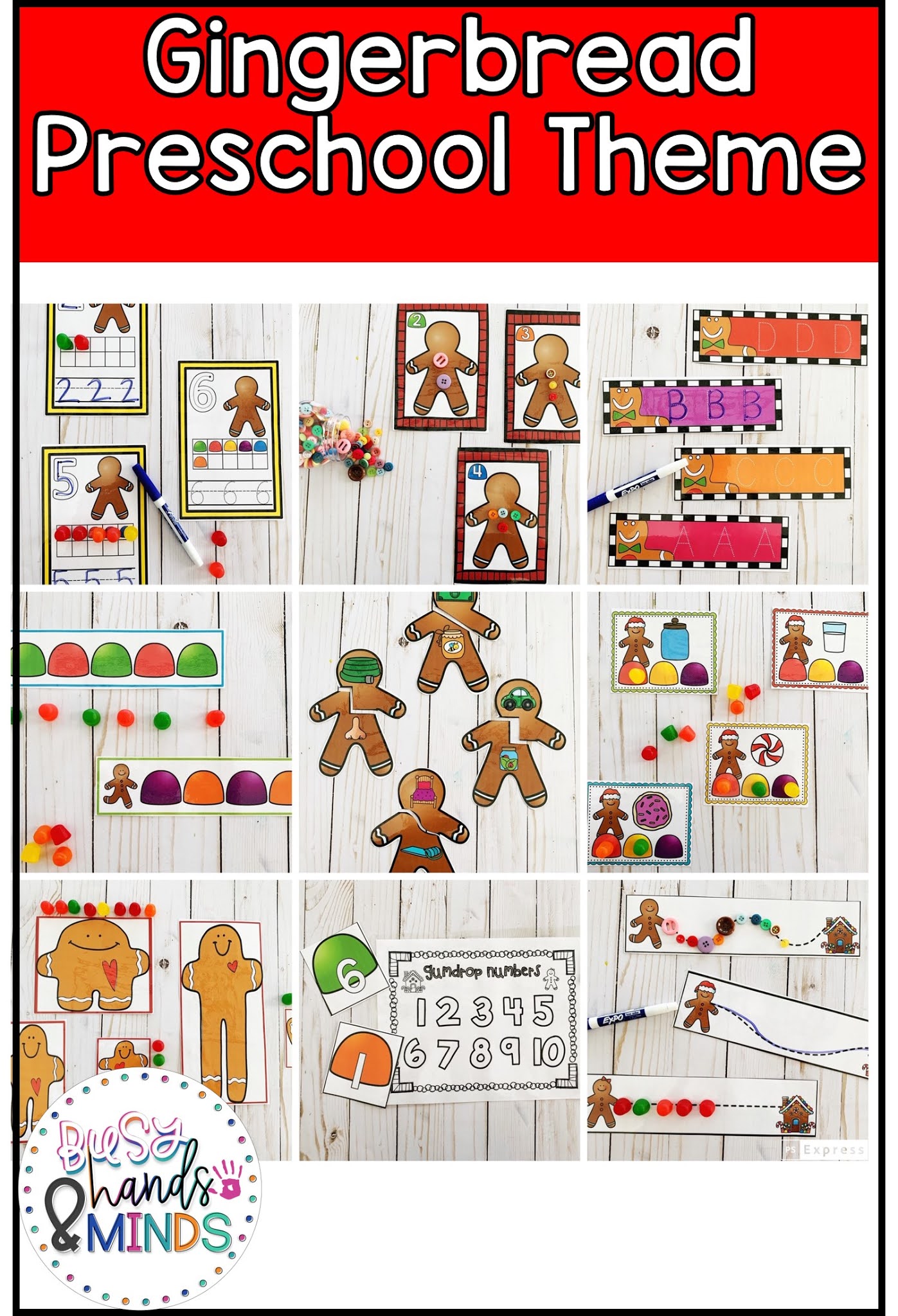 Christmas ABC Countdown- FREE- Preschool Pack | Busy Hands and Minds