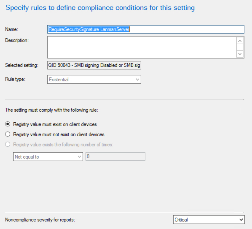 Fixing 'SMB Signing Disabled or SMB Signing Not Required' vulnerability.
