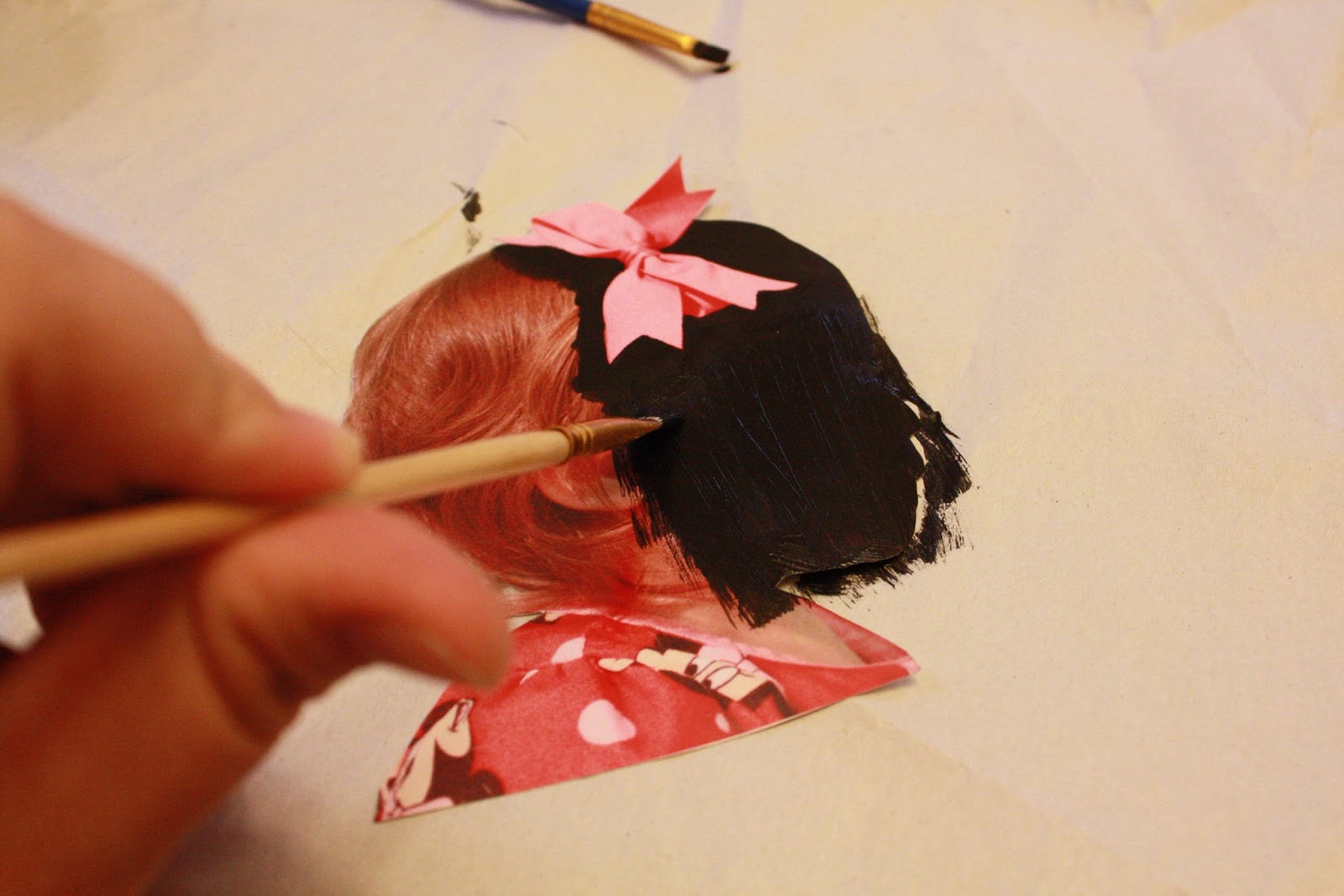 Create at Home Mom: DIY Silhouette Portrait