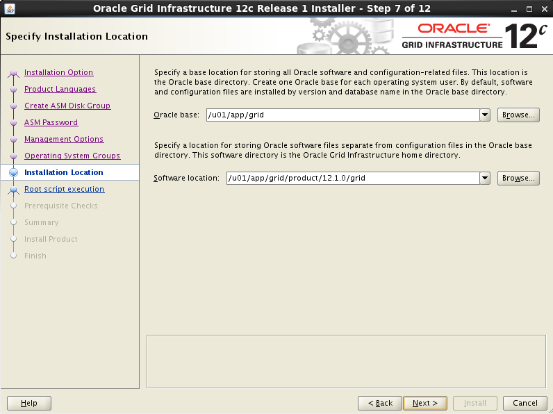 Installing Oracle 12c R1 Grid Infrastructure On Linux 7 Oraclenext