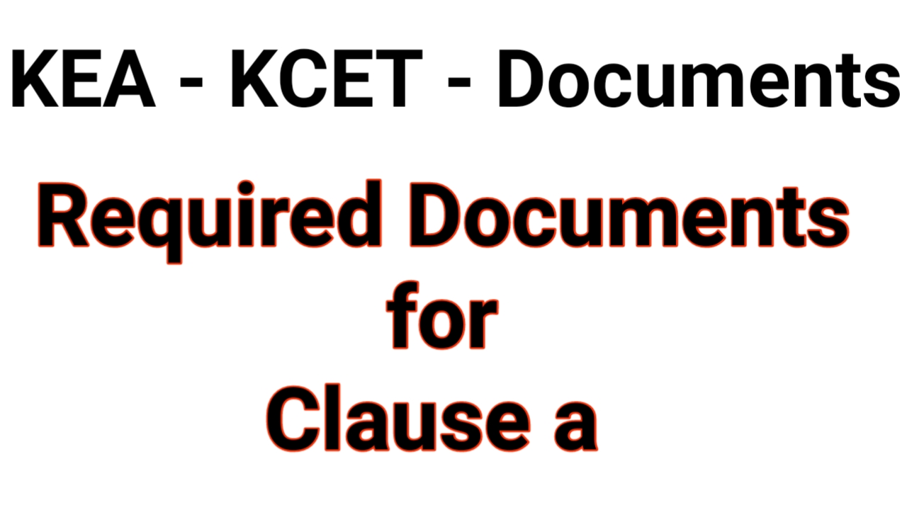 KCET Required Documents Formats Study Certificate Kannada Medium kcet-required-documents-formats-study-certificate-kannada-medium