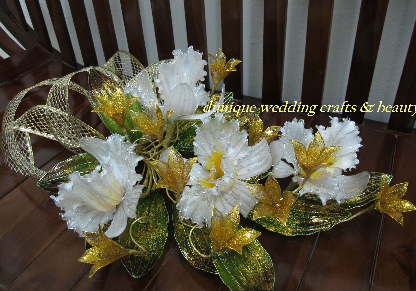 D' Unique Wedding Crafts & Beauty: BUNGA DIP: Orchid Bouquet