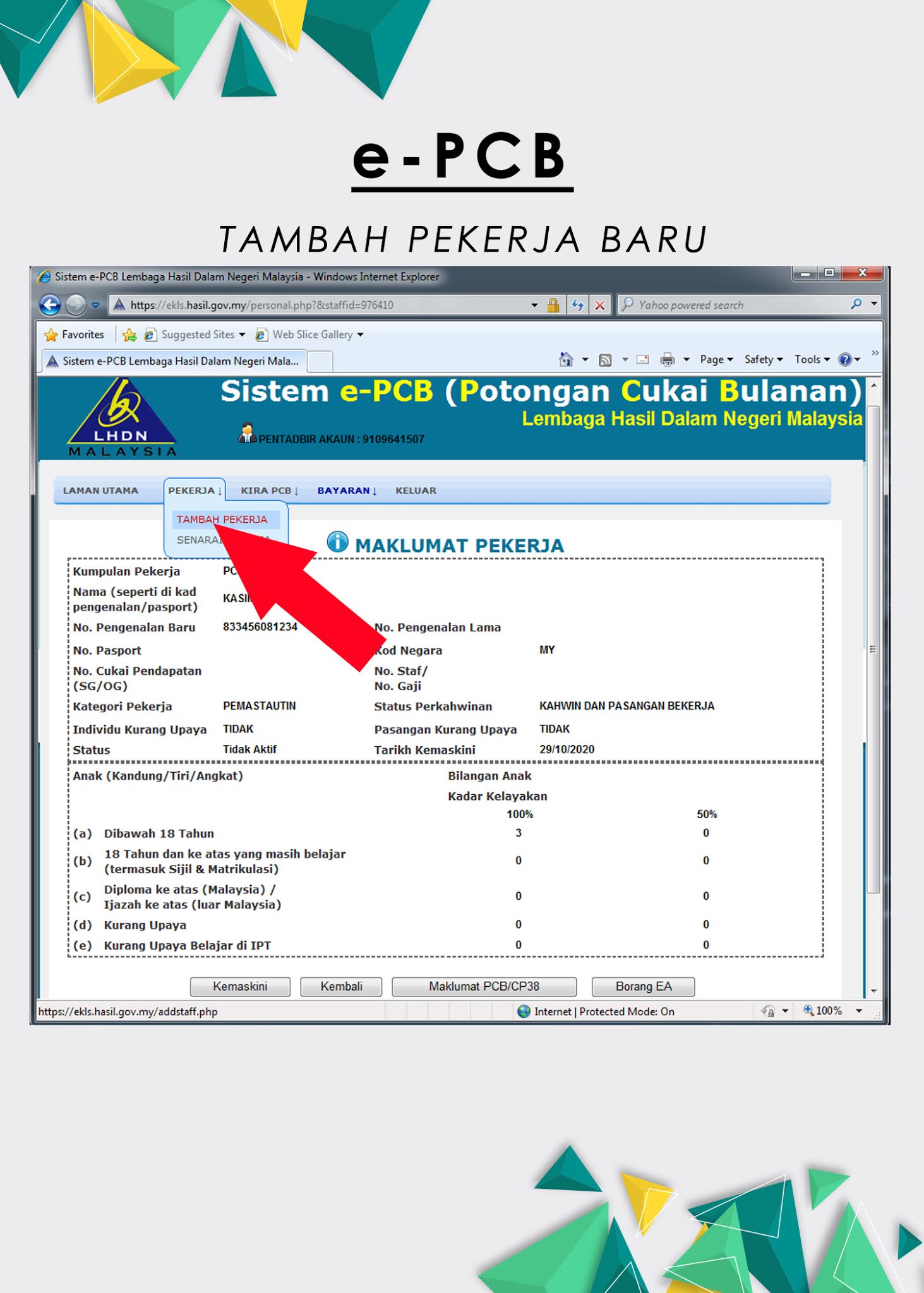 Masalah Berkaitan ePCB : Maklumat Pengiraan PCB Bagi Bulan-Bulan ...