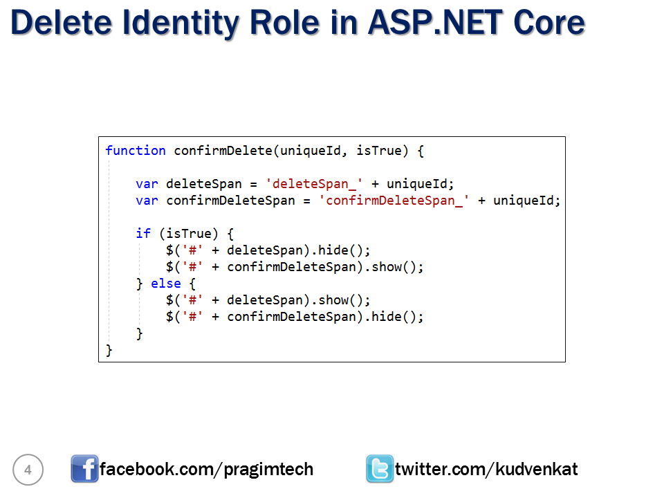 Sql Server Net And C Video Tutorial Delete Identity Role In Core Slides