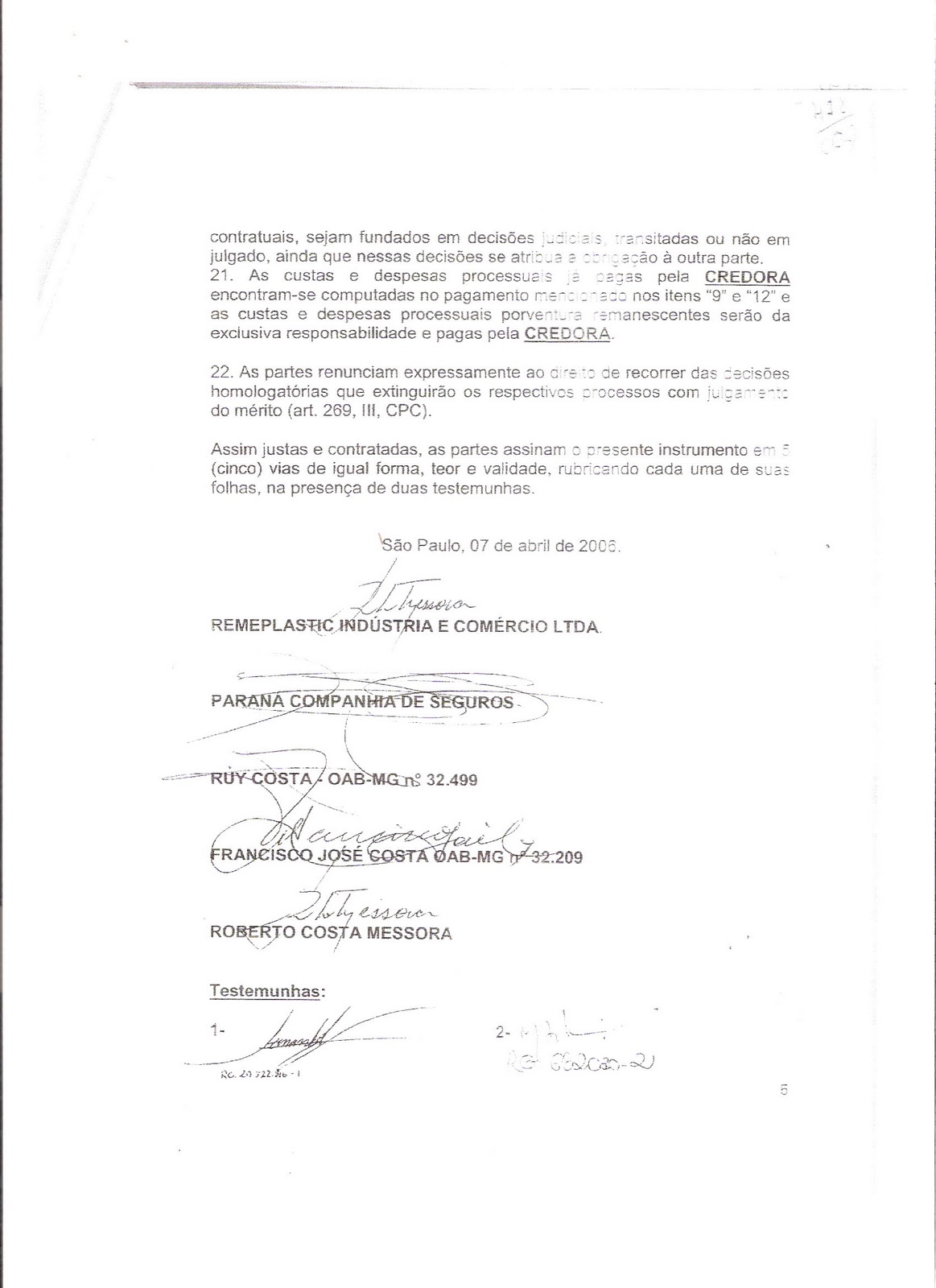 Direitos Humanos de Itamonte: Contrato falsificado por advogados Ruy ...