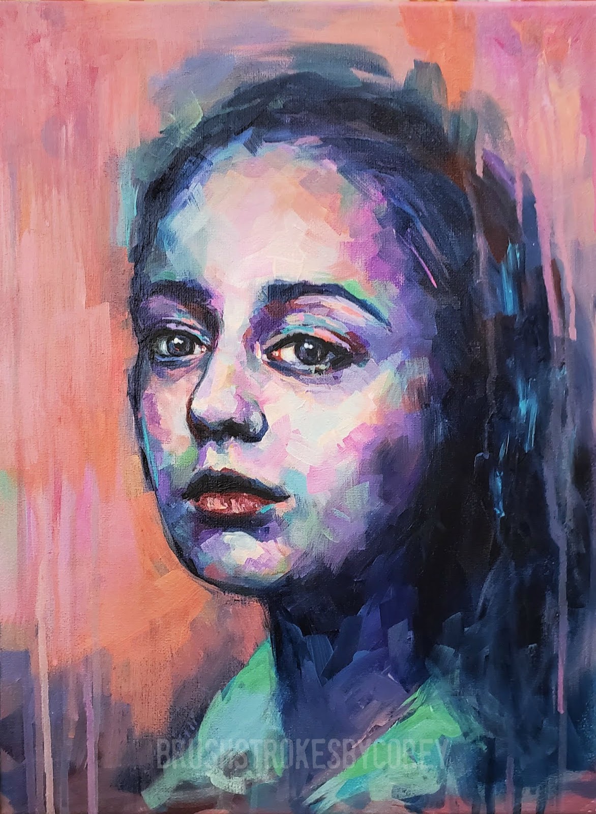 Brushstrokes By Corey: Bold Color Portraits!