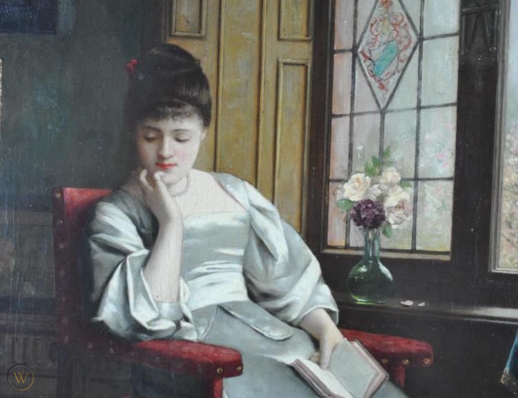 Ernst ANDERS (1845-1911) | Catherine La Rose ~ The Poet of Painting