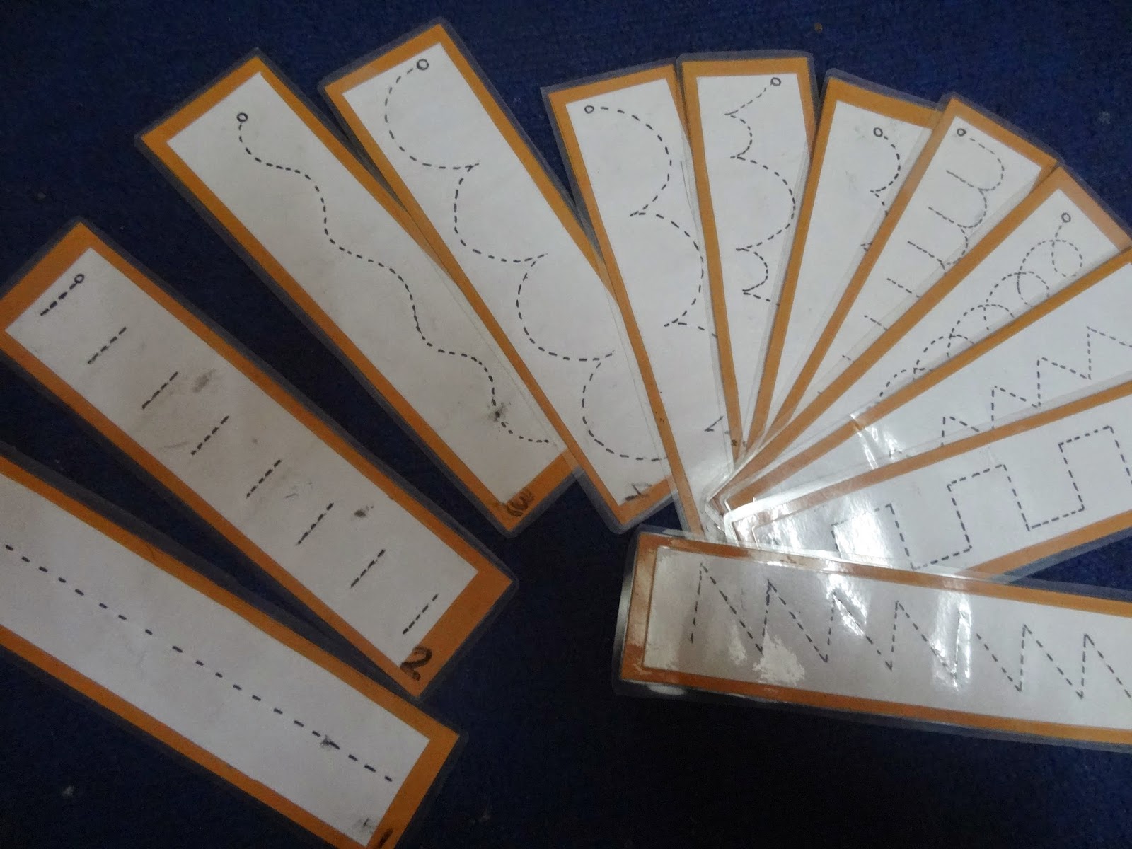 Happy Crayons School: Prewriting skill cards