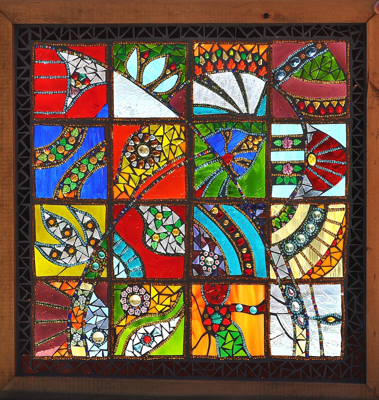 Kathleen Dalrymple Glass Artist Inspired By Nature Glass On Glass Mosaic Stained Glass Window