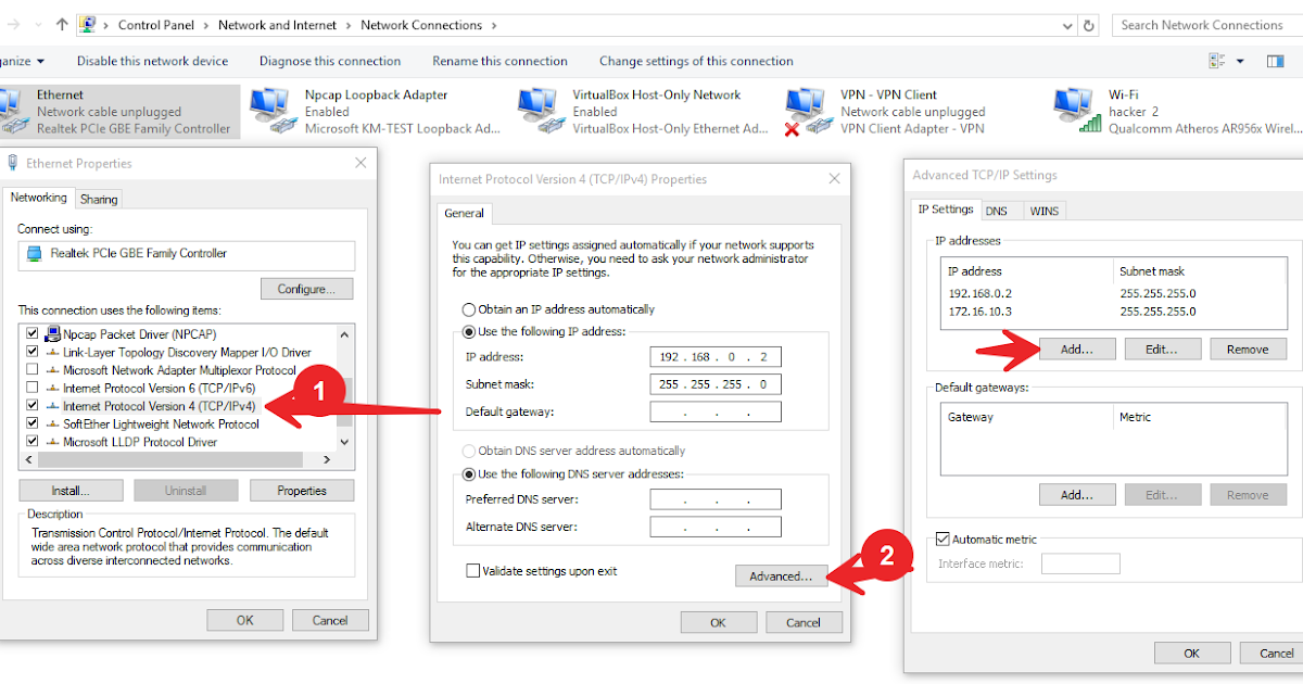 Digital Knowledge: How To Add Two IP Address To Single Computer