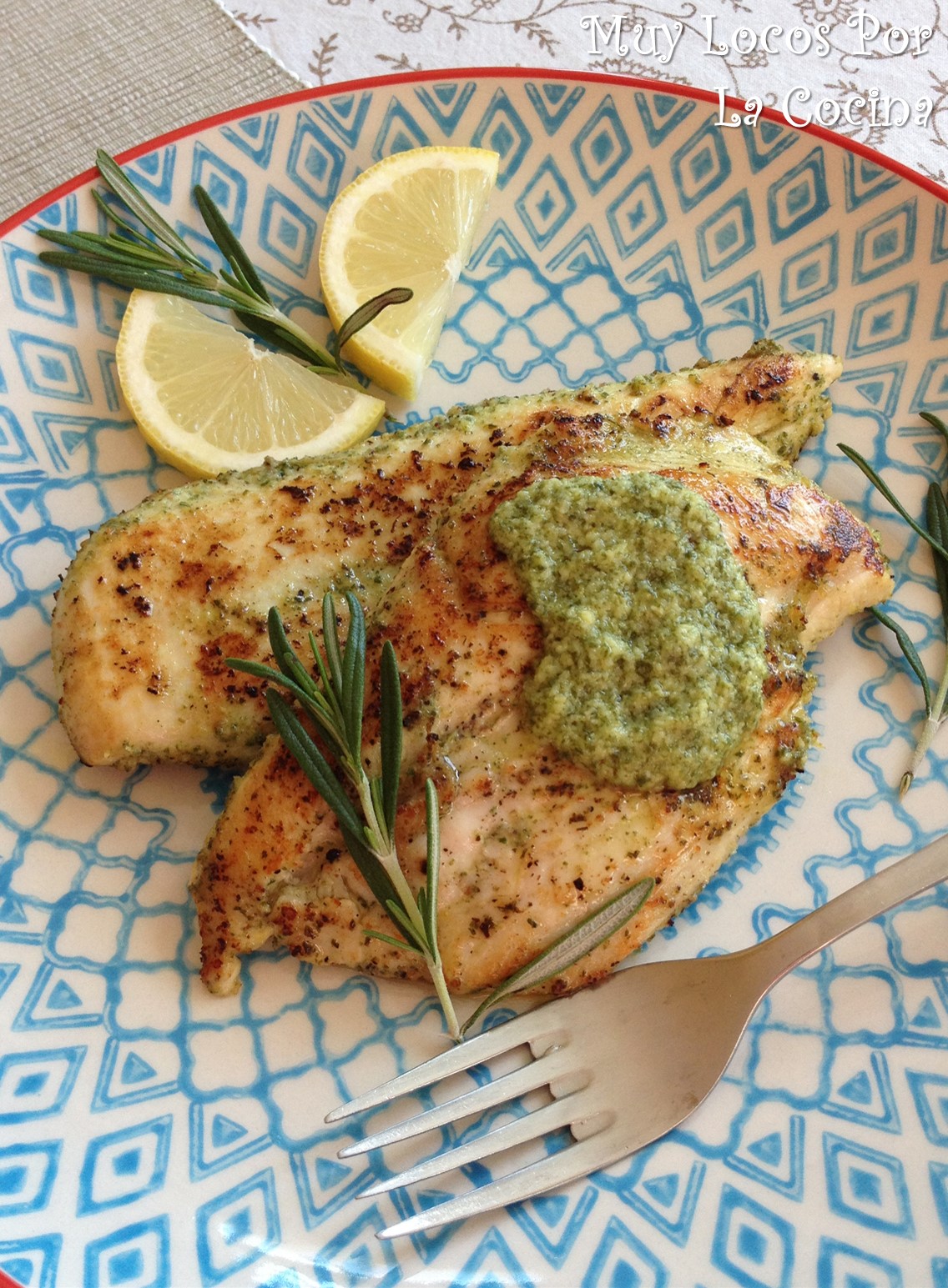 Muy Locos Por La Cocina: Pechuga de Pollo a la Plancha Adobada con ...