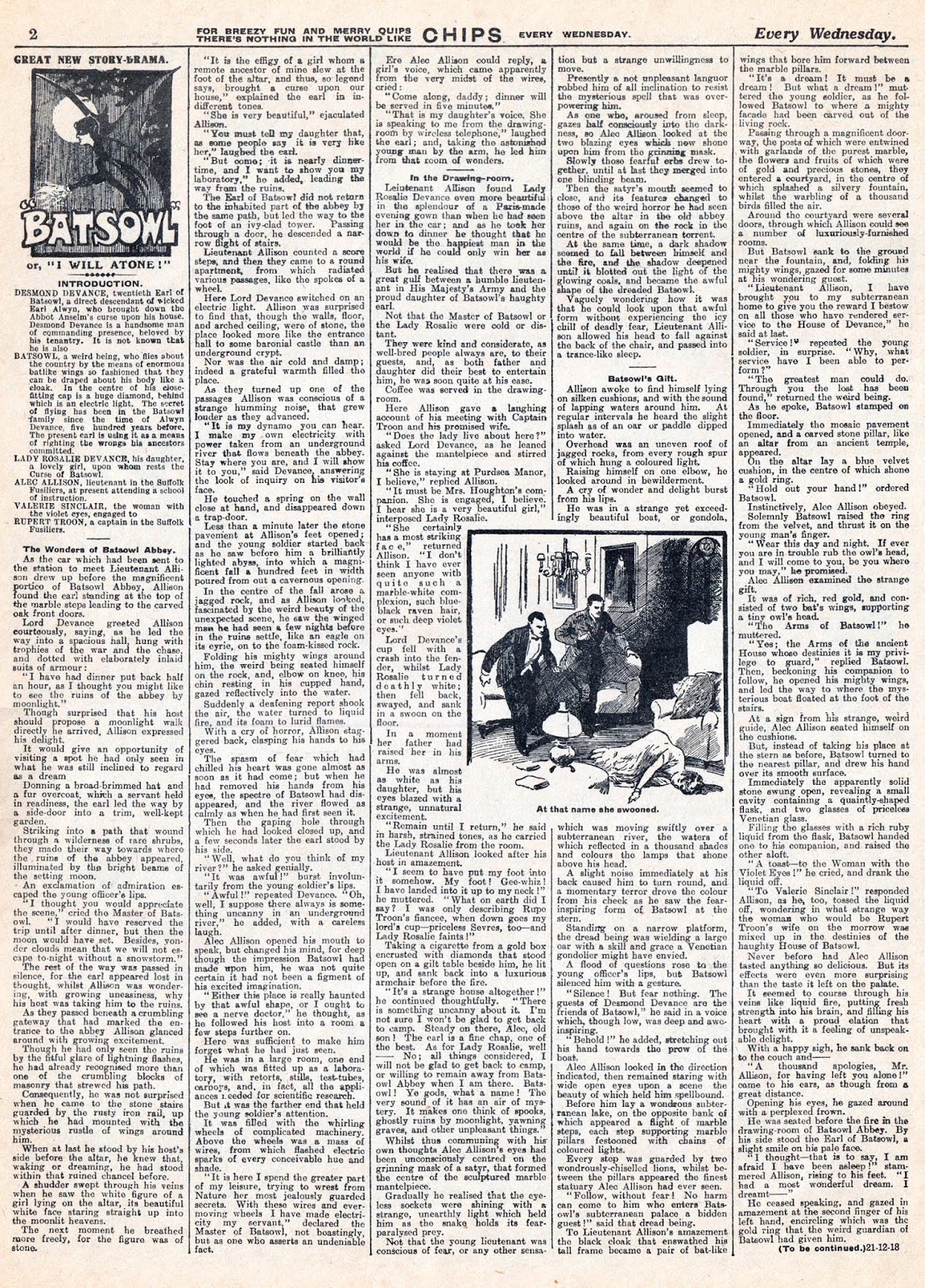 The Centenary of BATSOWL, the British Batman of 1918 - News Uk