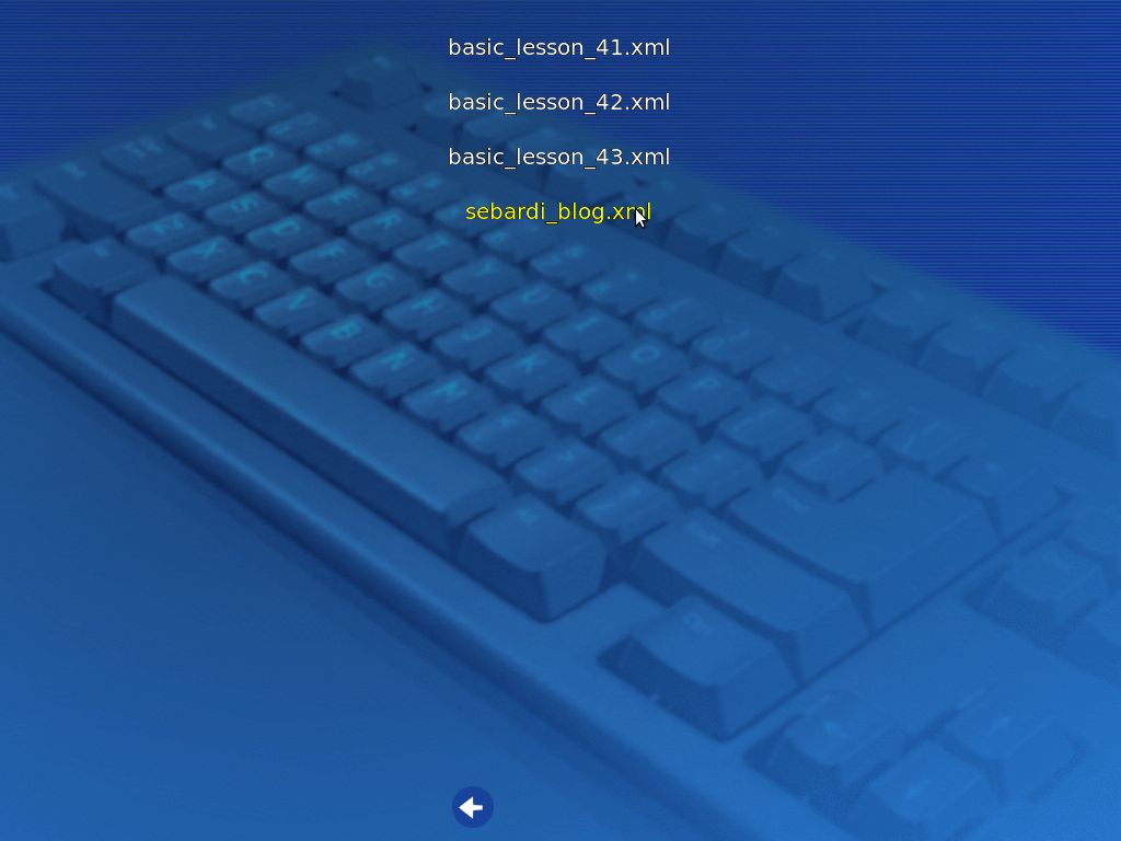 Latihan Cara Mengetik 10 Jari dengan TuxType | Sebardi Blog