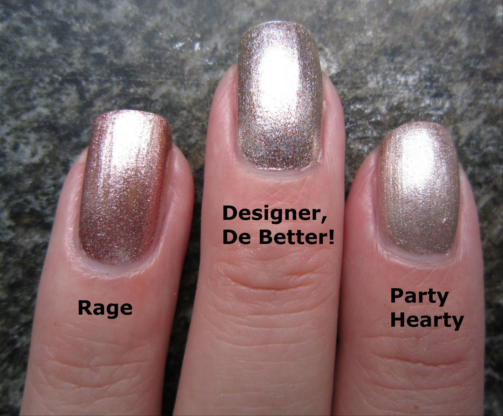 NAILTASTIC: OPI Designer, De Better! - jämförelser