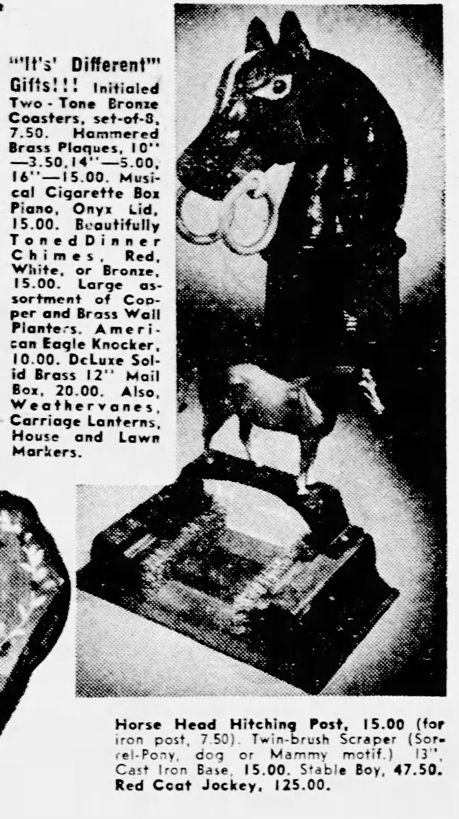 HUBLEY HORSE BOOT SCRAPER - CLOSER TO THE REAL STORY