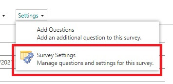 [SharePoint] Creating a SharePoint Survey