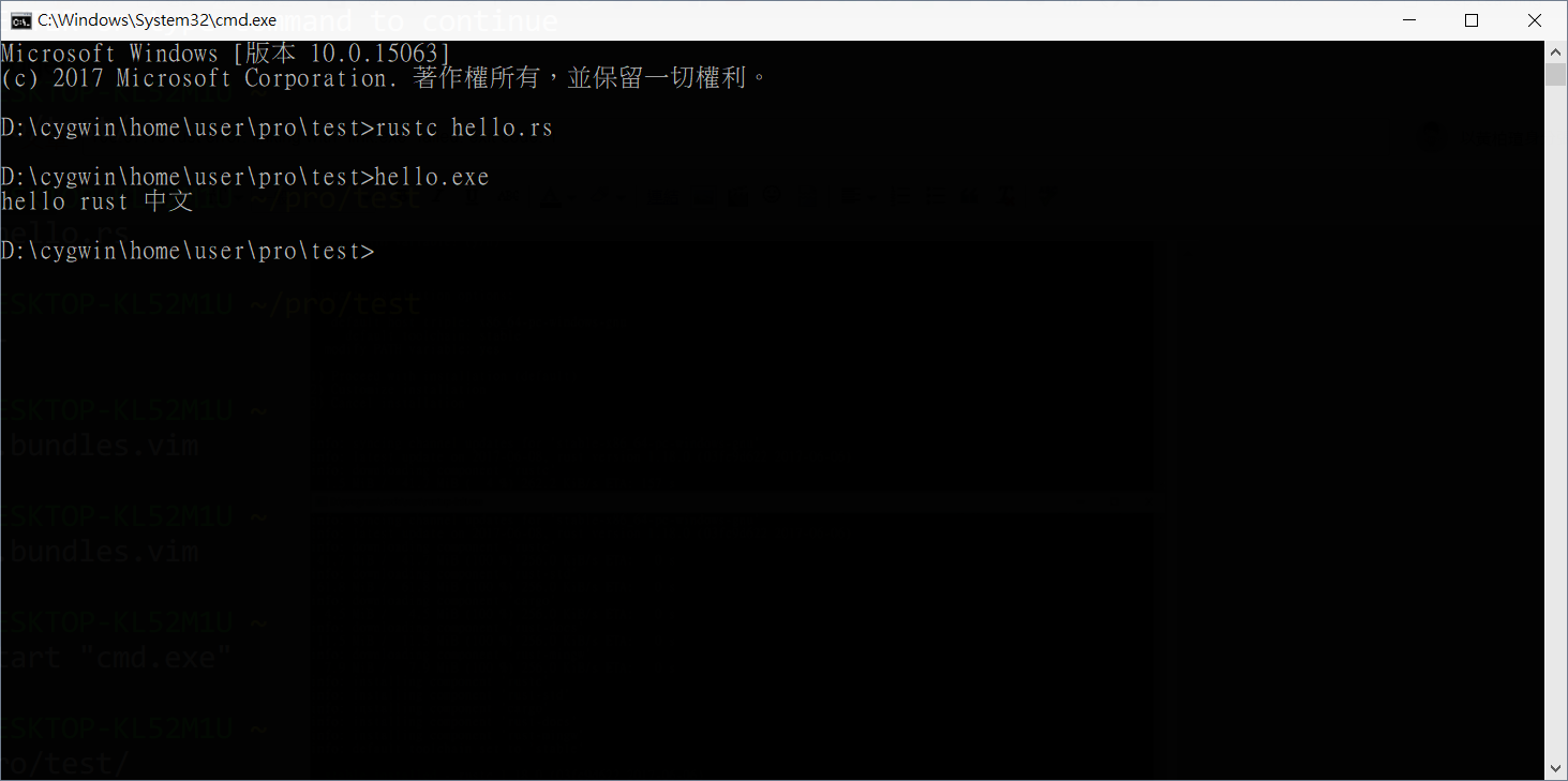 記錄用: 106.07.19 rust error: linking with `link.exe` failed: exit code: 1