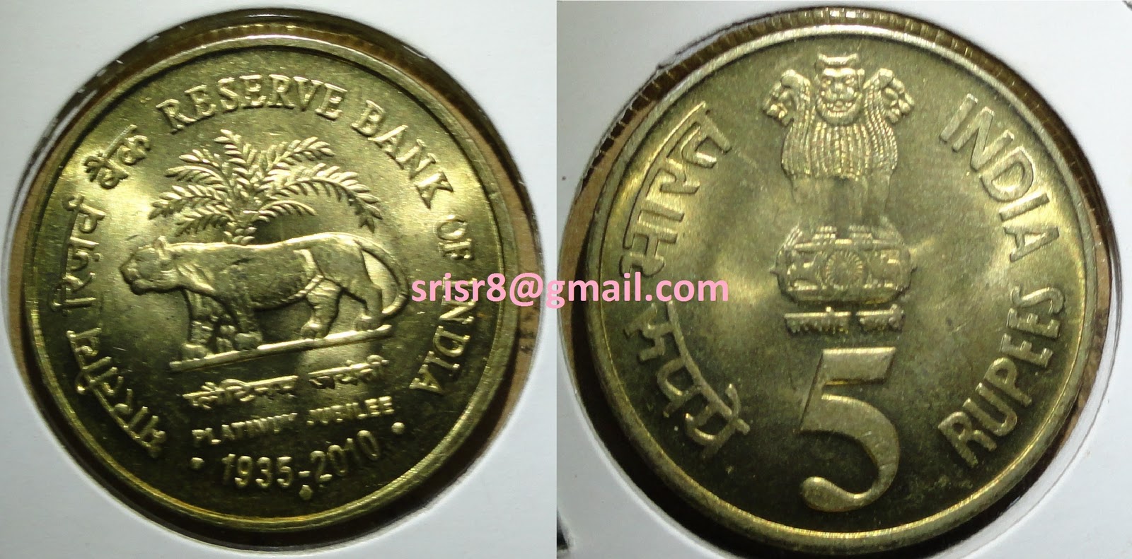 Republic India Coin Collection: Commemorative 5 Rupee Coins