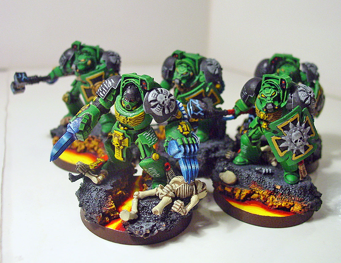 Manufactorum: Salamanders Assault Terminator squad