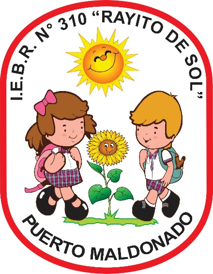 Inicial 310 RAYITOS DEL SOL - Señor de los Milagros en Tambopata