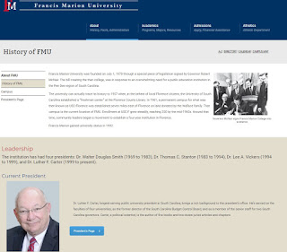 College History Garden: 50th Anniversary for Francis Marion University