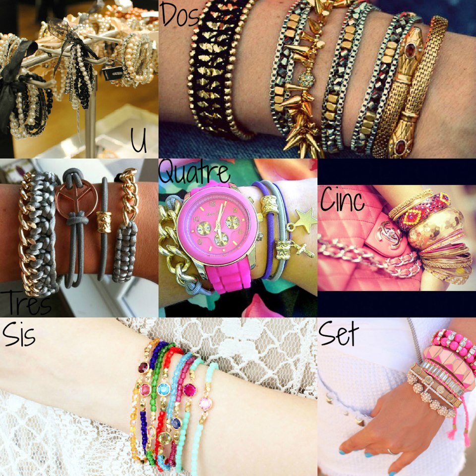 Tendencias de Moda: Pulseras :)