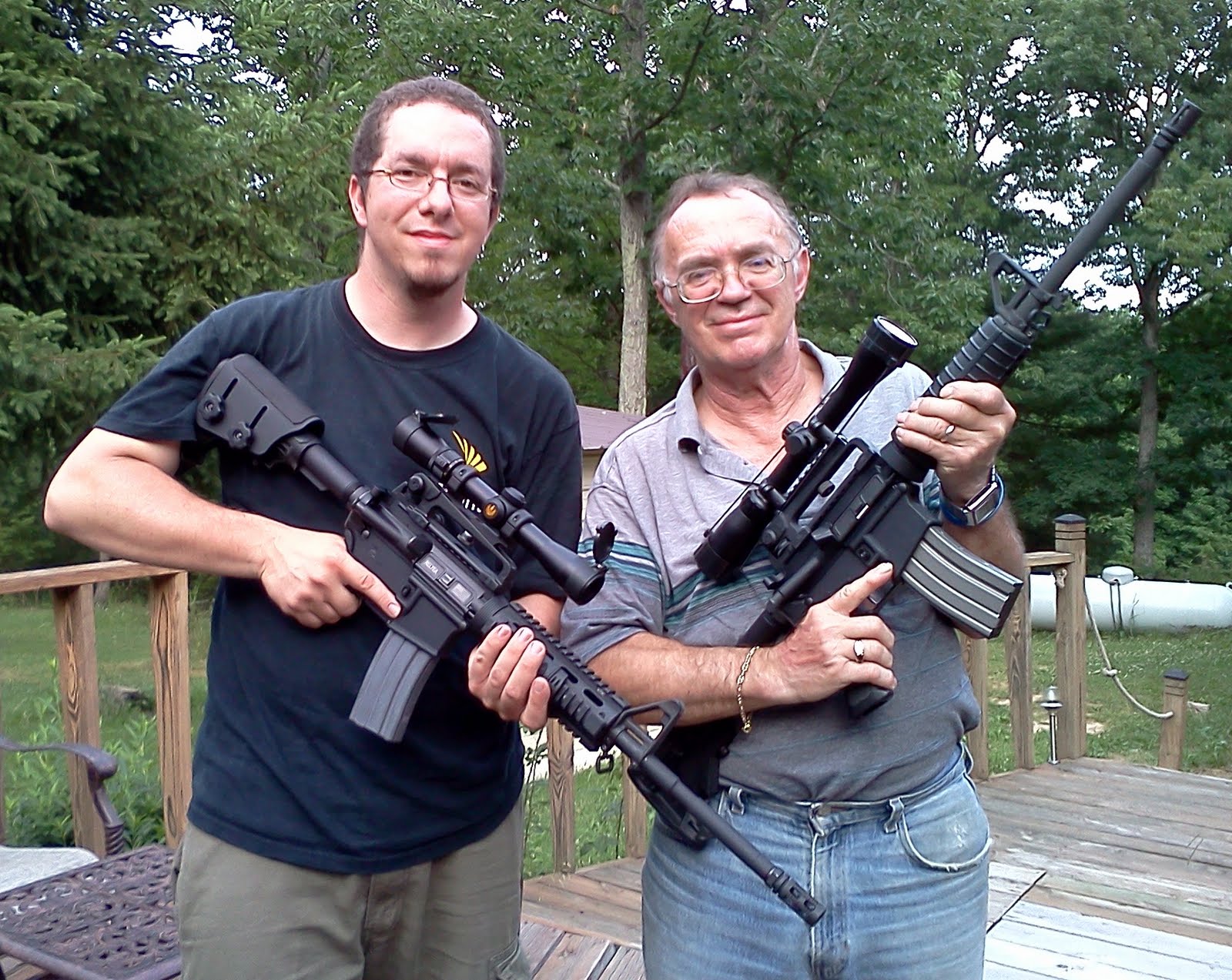 AR-15 Shooter: Trigger time with Dad