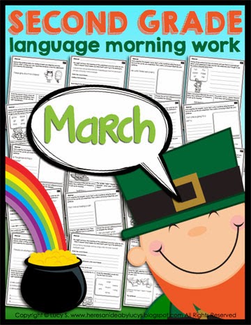 Here's an idea: Language Morning Work for 2nd grade: the sets, the ...