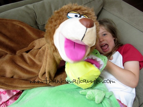 Thanks, Mail Carrier | Cuddly Blanket + Cute Puppet = CuddleUppets {Review}