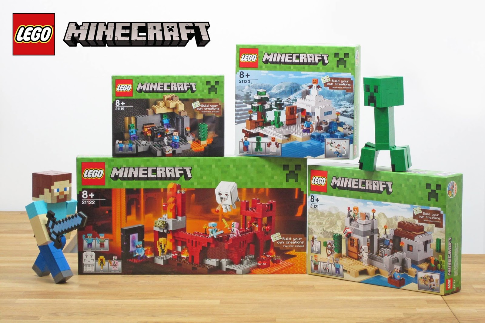 The Brickverse: Second wave of minifigure scale Minecraft sets previewed