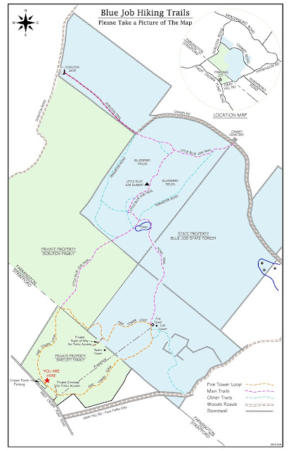 Paws on Peaks: Rambling in Blue Job State Forest