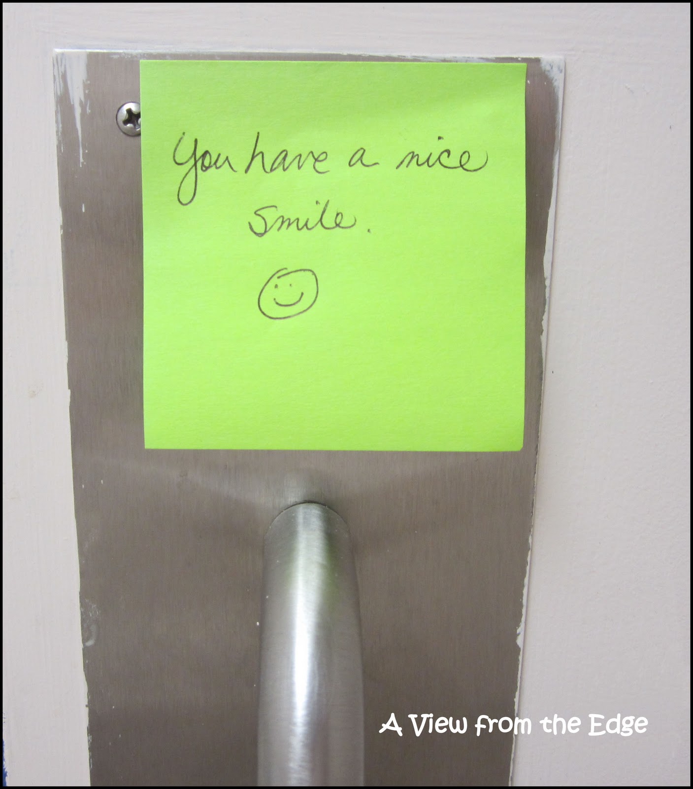A View from the Edge: Sticky Note Campaign