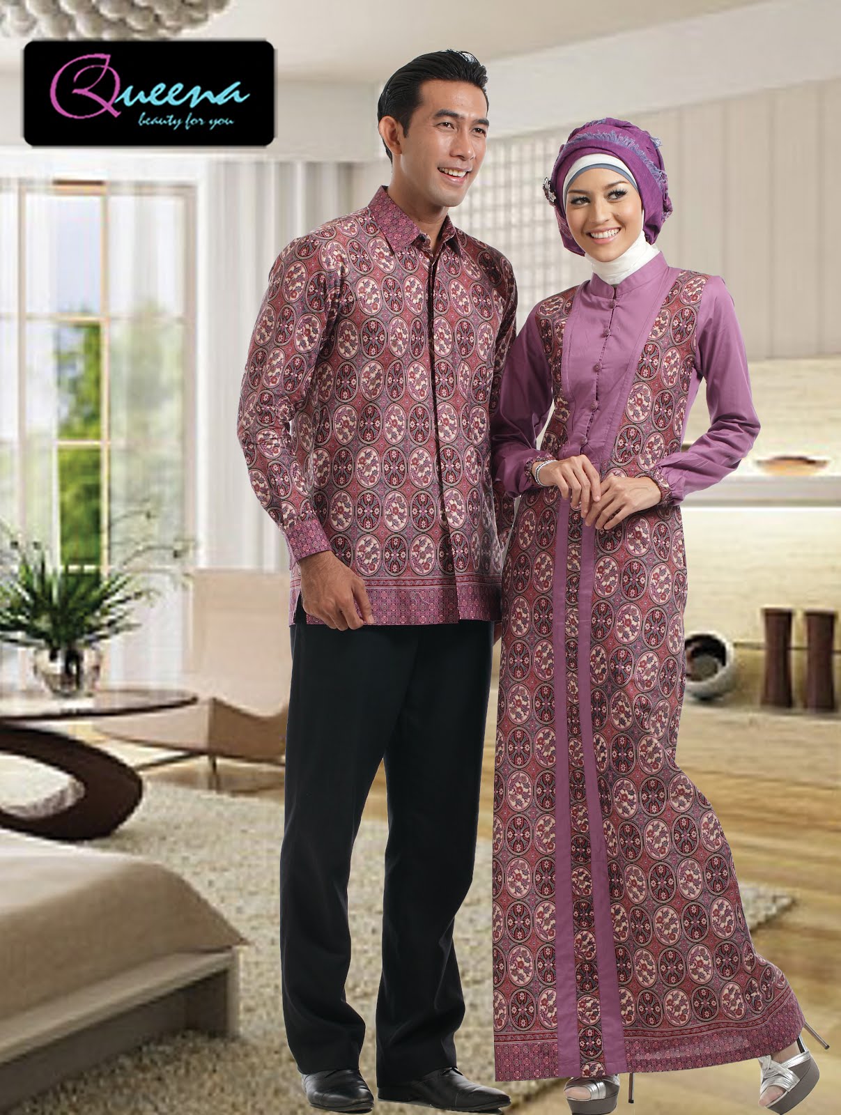 Queena: SARIMBIT BATIK GAMIS 59 PURPLE