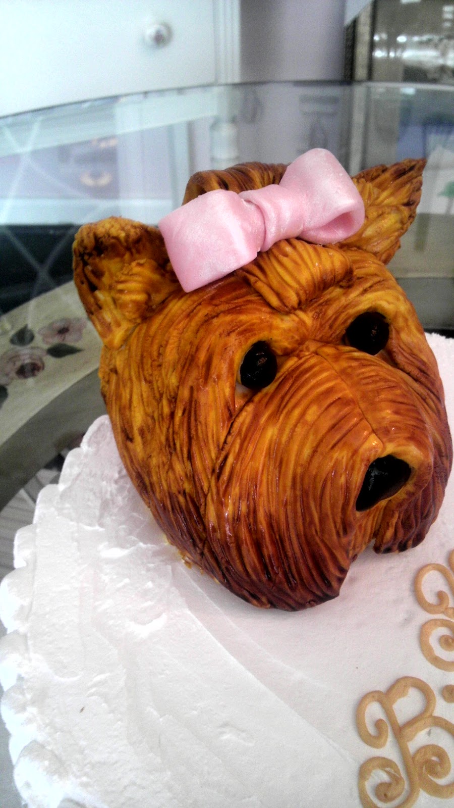 Alamo Sweets. LLC: Yorkie Birthday Cake