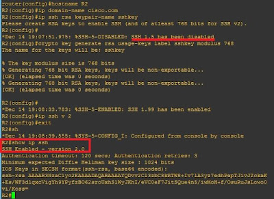 New Life in Taipei: Enable SSHv2 on Cisco Router & Switch