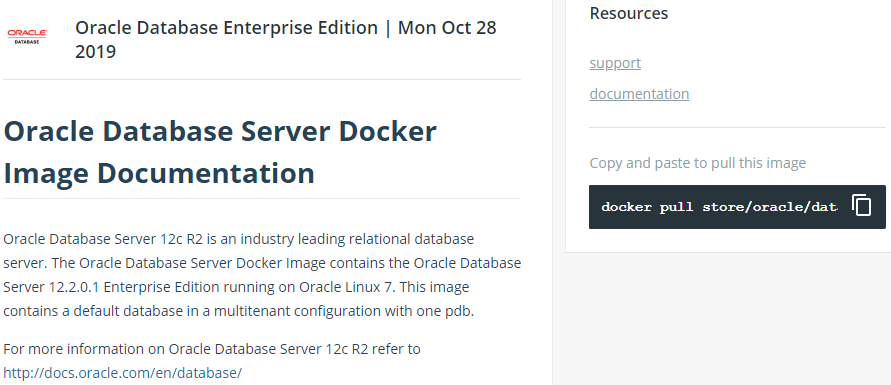 [Docker] Oracle 12c 구성 및 사용하기 (Oracle 공식 배포버전)