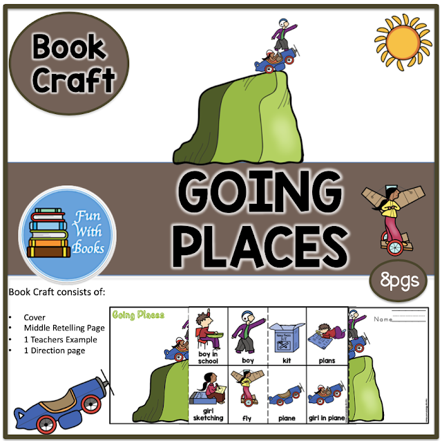 GOING PLACES BOOK CRAFT ~ Book Units by Lynn