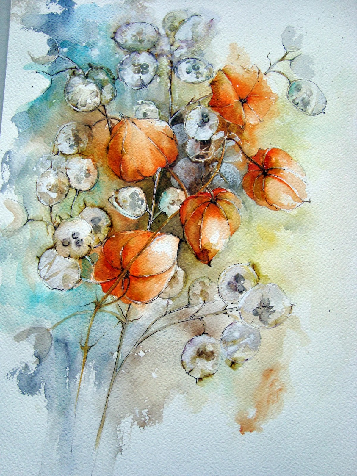 Watercolour Florals: Seed Heads