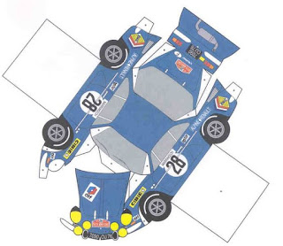 SP. Papel Modelismo: PaperCraft - Renault Alpine A110