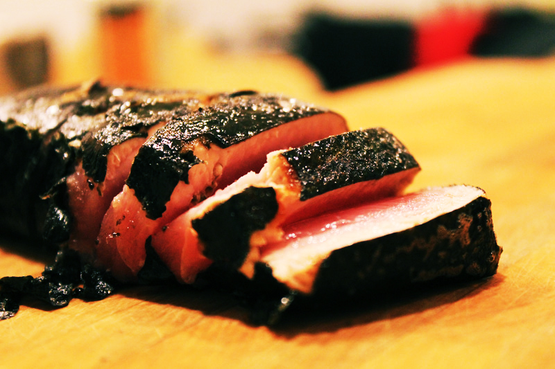 ty's kitchen: Nori Wrapped Tuna