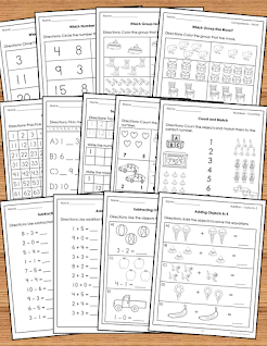 Mrs. Navarre’s Teaching Blog: MEGA Pack - 100 Kindergarten Practice Pages