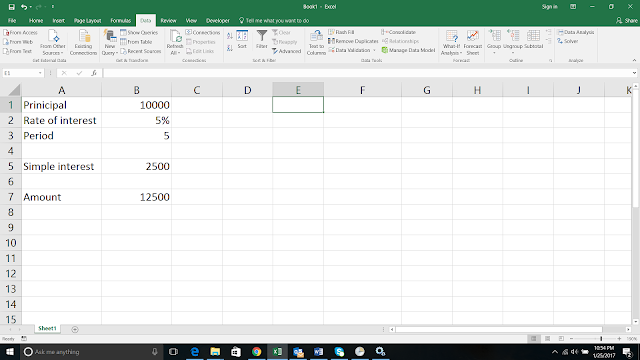 Sundar s Blog One Way Data Table Excel sundar-s-blog-one-way-data-table-excel
