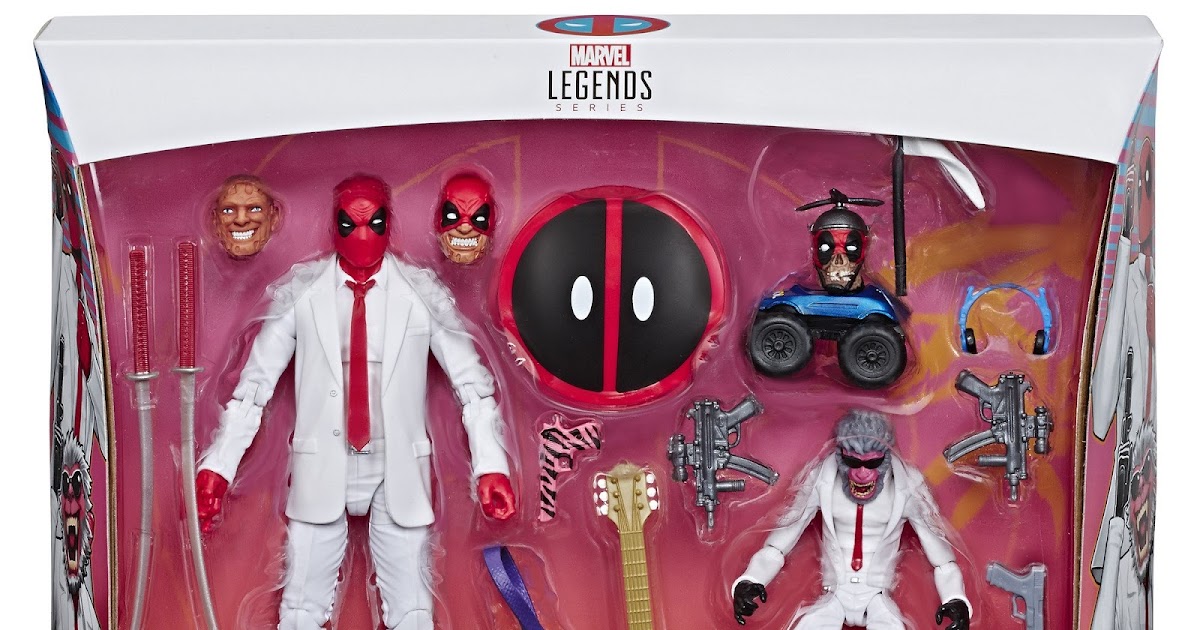 Marvel Legends Deadpool and Hit Monkey 6-Inch Action Figures looking ...