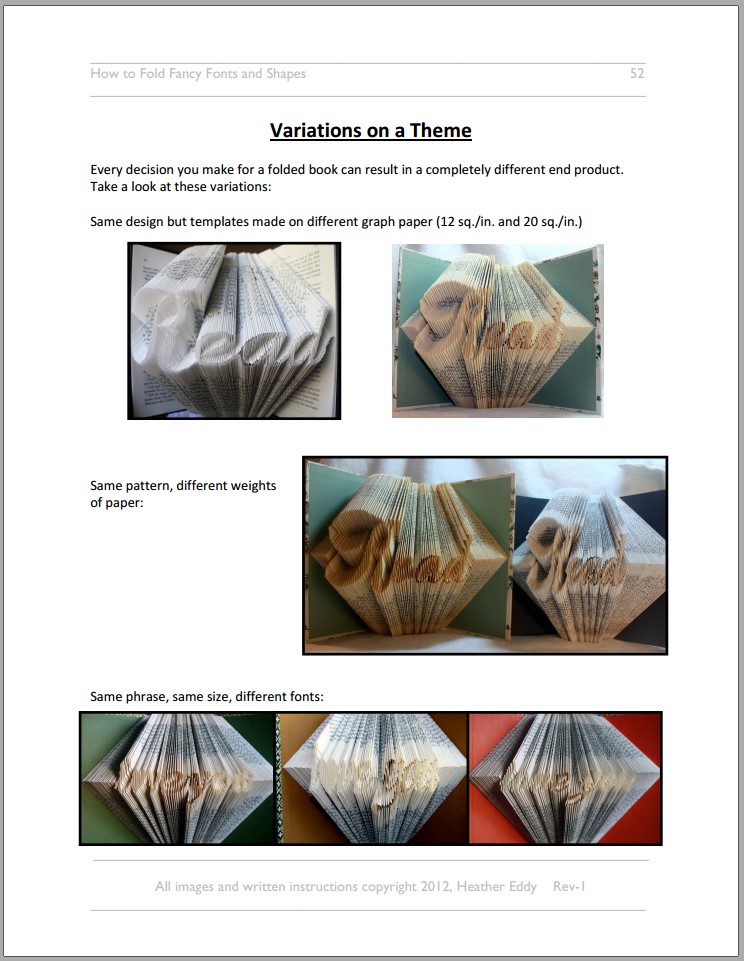 How to Fold Fonts and Shapes (Fancy Fonts)