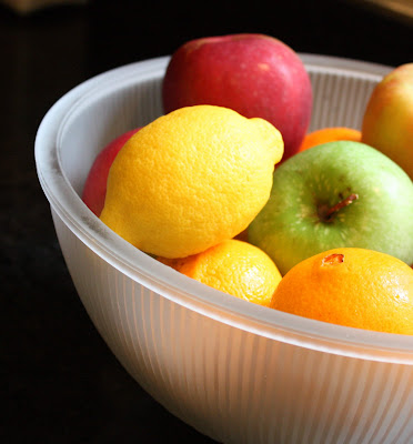 The Red Chair Blog: Our Light Fixture Fruit Bowl, or, How To Think Like ...
